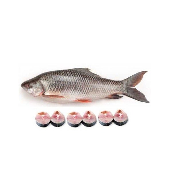 Scaleless & Cut Whole Ruhu/ Rui Fish Frozen | SuperHut